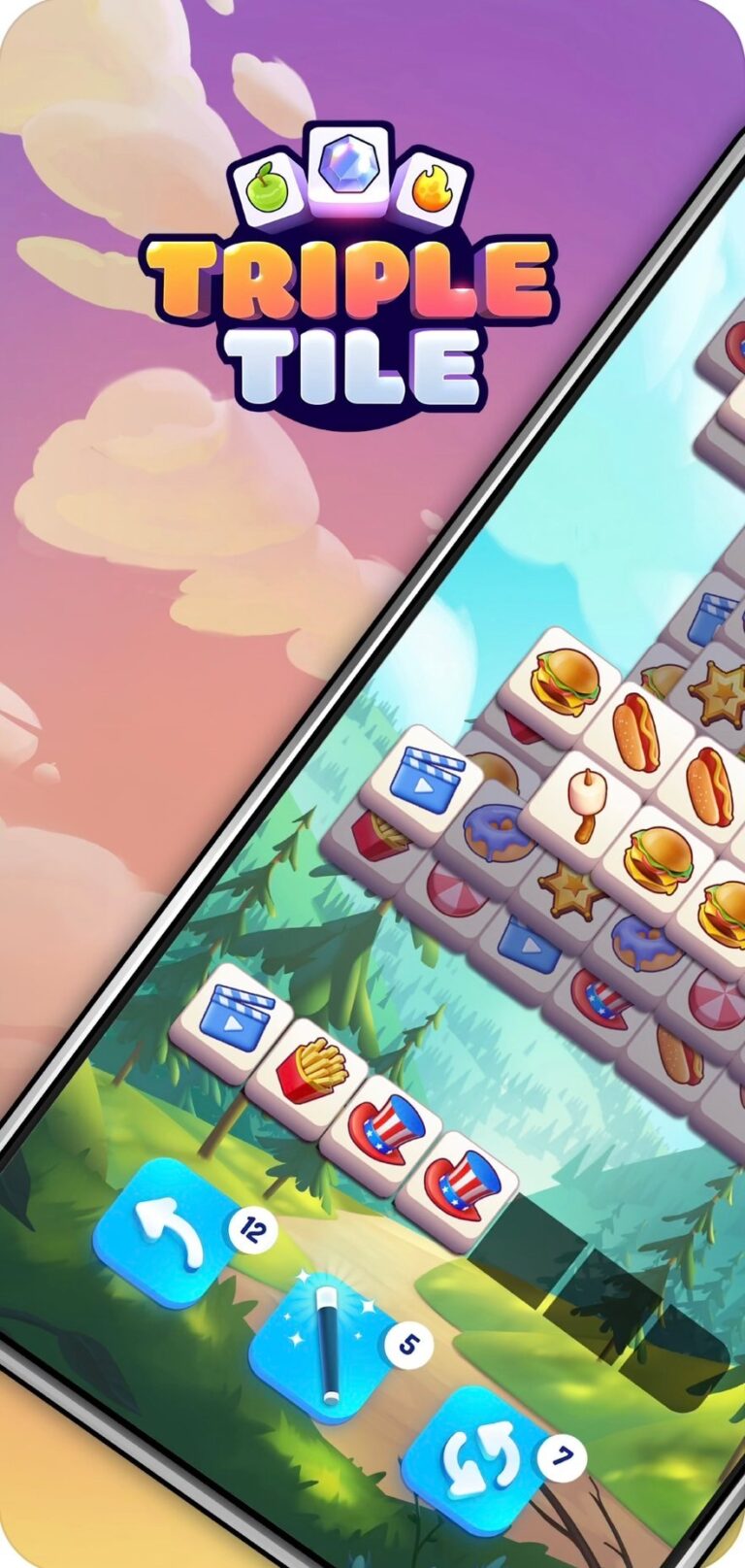【Triple Tile: トリプルタイルパズル合わせゲーム】豊富なステージでマッチする3つのパズルを探し出そう!感想・レビュー - GAME COUNTRY
